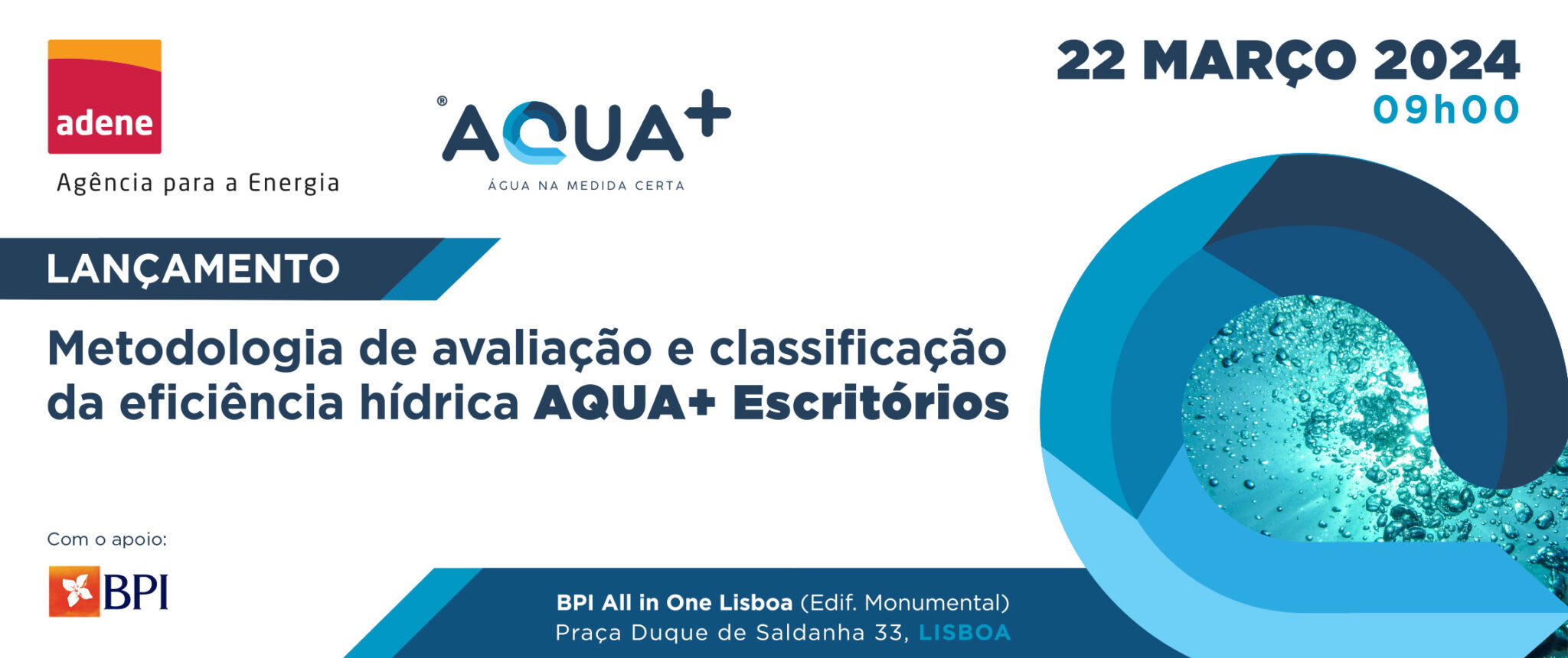 Lançamento AQUA+ Escritórios - AQUA+